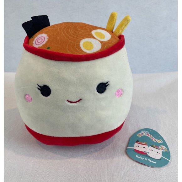 Squishmallows | Toys | Squishmallow Flip A Mallows Raisy Ramen And Shun Sushi Food Squad Plush 8 ...